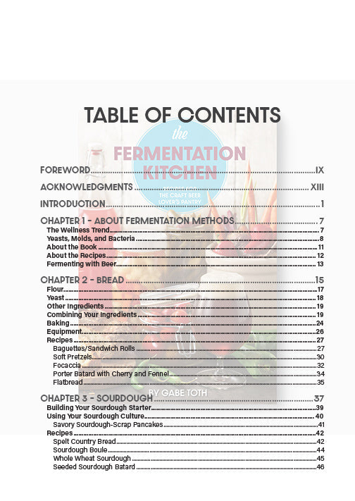 The Fermentation Kitchen: Recipes for the Craft Beer Lover's Pantry ...