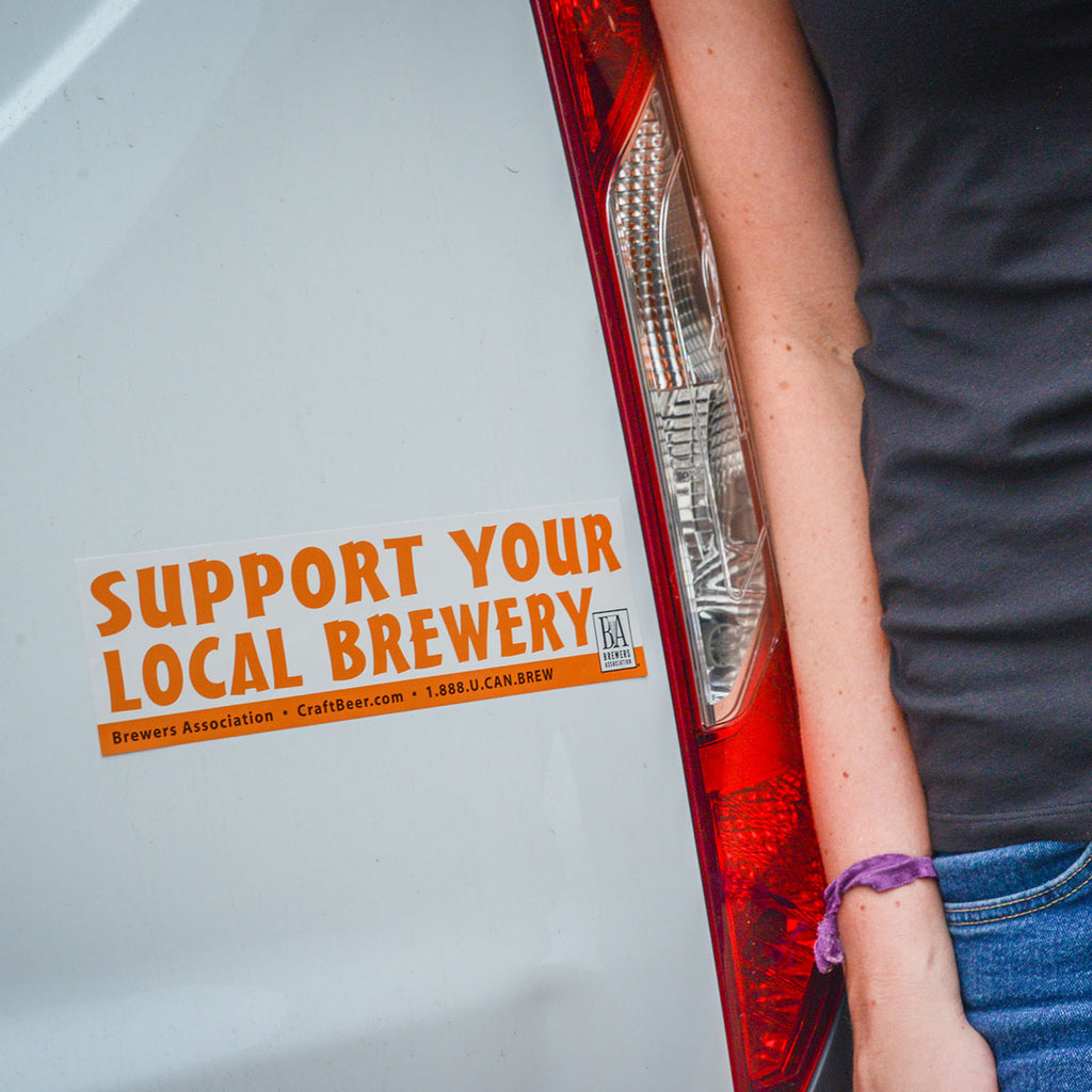 Support Your Local Brewery Bumper Sticker – Brewers Publications