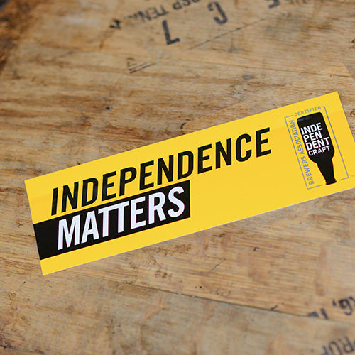 Support Independent Beer Sticker – Brewers Publications